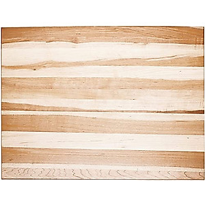 Labell Wood Cutting Boards - Large Canadian Maple Chopping Board for Meats, Vegetables, Fruits, and Cheeses - Flat Board Perfect for Carving, Serving, and Charcuterie (18" x 24" x 0.75")