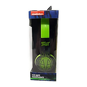 Teenage Mutant Ninja Turtles Kids Safe Over The Ear Headphones HP2-03265| Kids Headphones, Volume Limiter for Developing Ears, 3.5MM Stereo Jack, Recommended for Ages 3-9, by Sakar