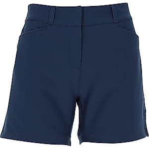 adidas Golf Women's 5-inch Primegreen Golf Short, Navy, 4