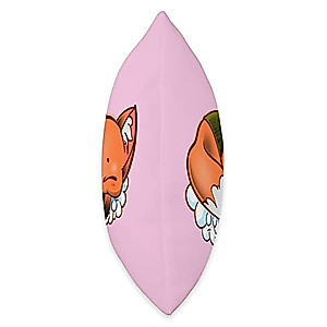 Kids Designs by Content Design Studio Little Fox, Sushi, Girl, Boy, Children, Kawaii Cult Throw Pillow, 16x16, Multicolor