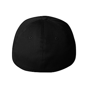 Flexfit 2-Pack Premium Original Cotton Twill Fitted Hat Black