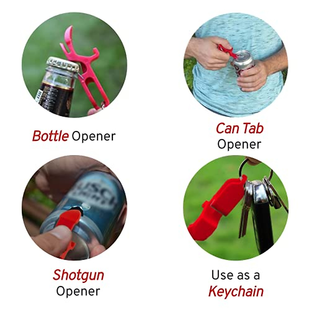 SHEBAM Full Send Red Shotgun Tool Bottle Opener Nelk Boys