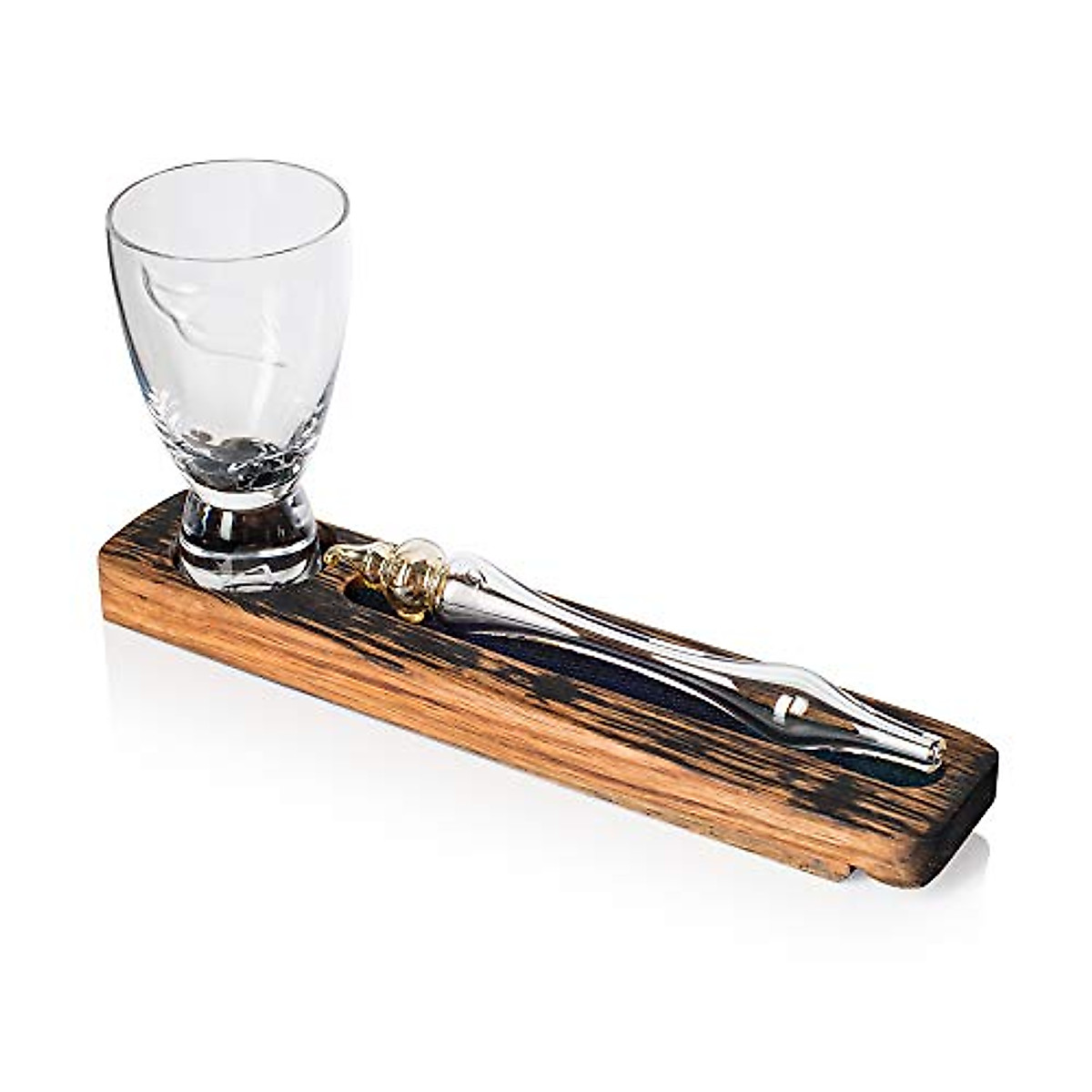 Whiskey Tasting Set with Water Dropper, Pot Still Top & Mini Whisky Glass - Set Includes Glass Whisky Water Pipette for Scotch, Whiskey, Bourbon and Rye - Whiskey Gift by Angels' Share Glass