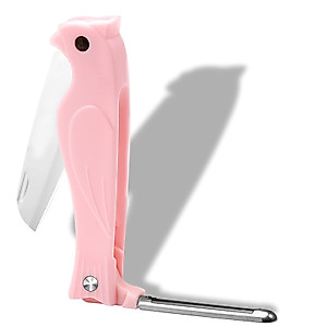 NC Paring Knife Fruit Knife Peeling Vegetable Peeler Folding Foldable Multi Function Travel Pocket Portable Mini Household for Kitchen Traveling Camping Outdoor Stainless Steel