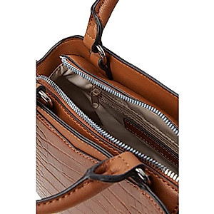 Nine West Elona Mini Satchel Crossbody Saddle Tan One Size