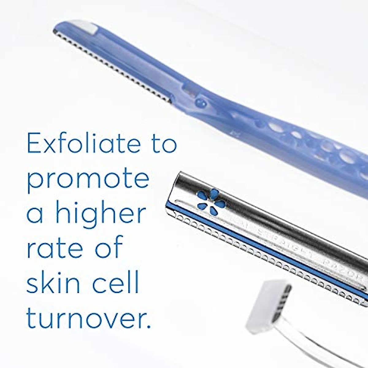 Kai About Face Ultimate Complete Facial Perfecting Kit for Shaving & Exfoliating - Includes 3 Beauty Groomers for Hair Removal and Dermaplaning from Face, Neck, & Hairline