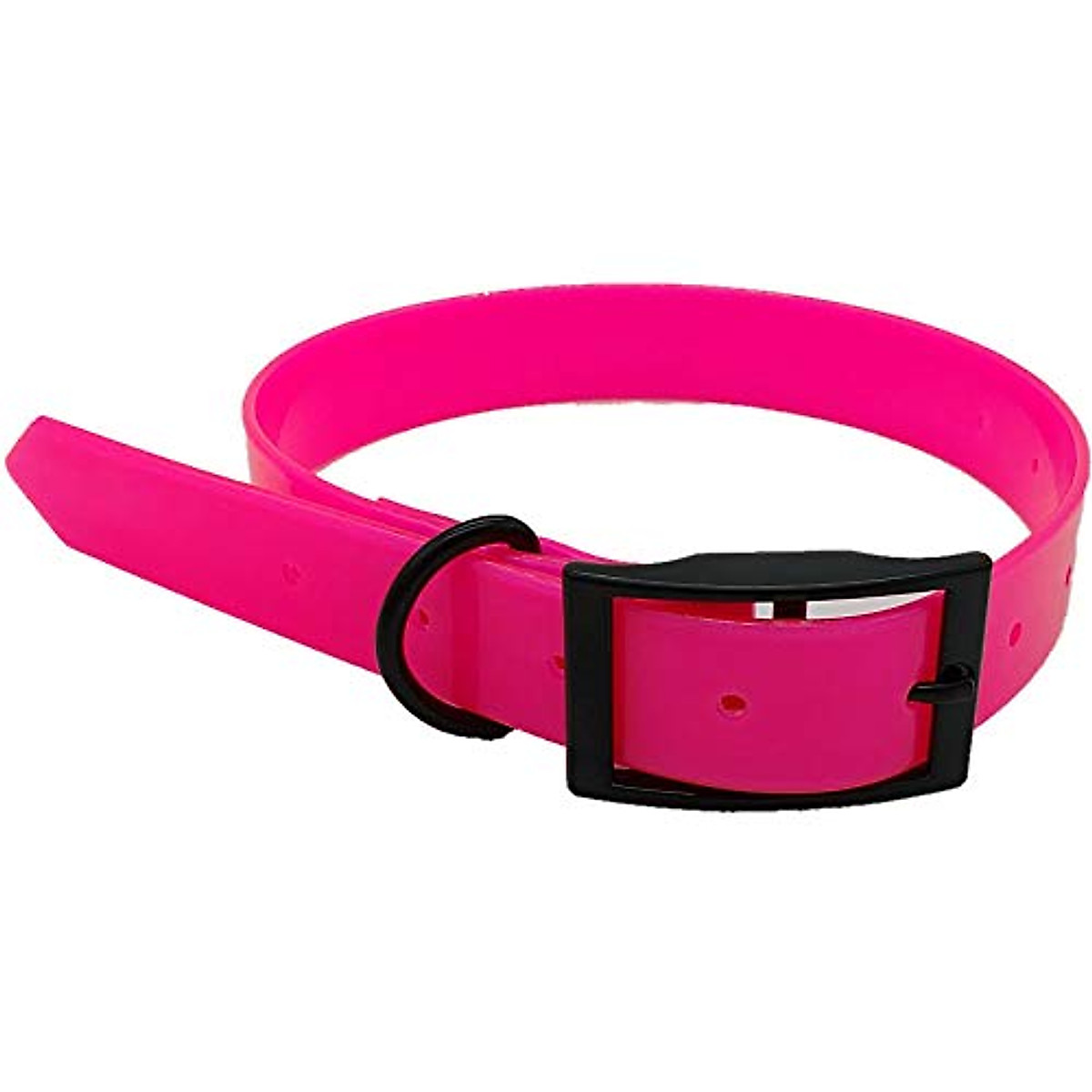 Trischitti Plastic Collar in Fluo TPU 60 Cm X 2.5 Cm X 3 Mm Fuchsia -