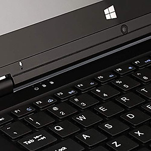 Ematic 11.6" Laptop, Touchscreen, 2-in-1, Windows 10, Intel Atom Quad-Core Processor, 2GB RAM, 32GB Flash Storage, Black (EWT117)