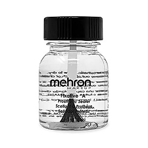Mehron Makeup Fixative "A" | Prosthetic Sealer | Special FX Makeup and Modeling Putty Wax Sealer | 1 fl oz (30 ml) for Stage and Screen, Theater, Cosplay, Halloween, and More