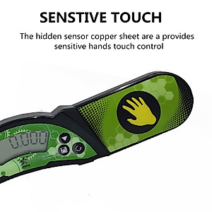 Speed Timer for Cube, Professional Touch Control Timer with Display and Voice Sound Effect, Automatic Calculation Timer for Competition, for Birthday, Christmas (Black)