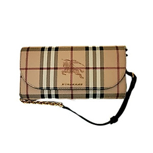 BURBERRY Haymarket Henley Wallet on Chain
