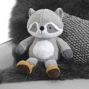 Lambs & Ivy Little Campers Plush Raccoon Stuffed Animal Pumpkin