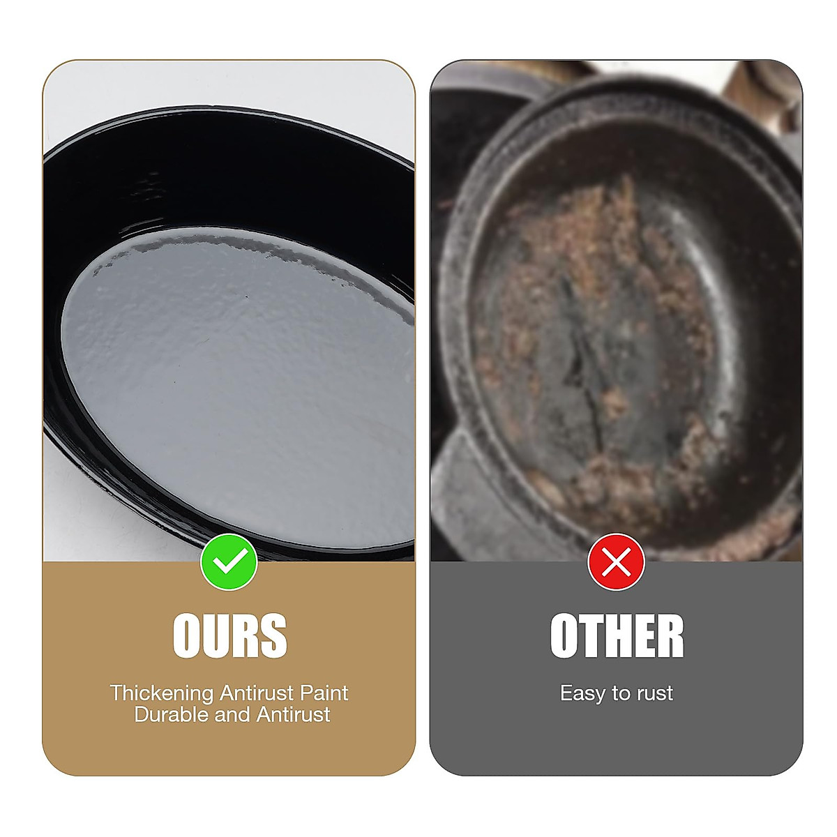 MYFIREPLACEDIRECT Wood Stove Steamer 2.5 Quart, Wood Stove Humidifier with Decorative Deer Pattern, Cast Iron Steamer for Wood Stove Rust Resistant Matte Black