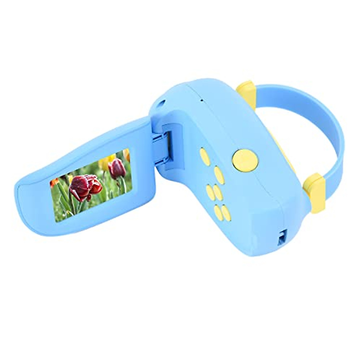 Shanrya HD Digital Camera, Gentle 400mAh Battery 100° Viewing Angle Children Digital Camera for Boys for Toy for Girls for Gift(Blue)