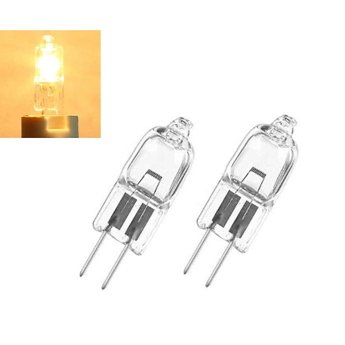10x G4 12V 5W Light Bulb Replacement JC 2 Pin Base Halogen Kitchen Table Pendant Lamp 12 Volt 5W Warm White Landscape Desk Lighting