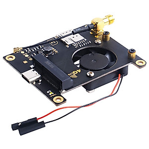GeeekPi RPi 4G / 3G Hat for Raspberry Pi Zero/Zero W/Zero WH/2B/3B/3B+/4B,Jetson Nano,Supports SMS, MMS, Mail, TCP, UDP, DTMF, HTTP, FTP