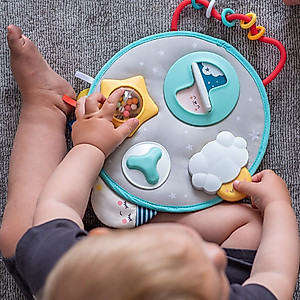 Liphontcta Mini Play Mat, Sensory Table, Tummy Time Toys for Babies,