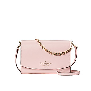 KATE SPADE CARSON CONVERTIBLE CROSSBODY SHOULDER LEATHER BAG IN LIGHT CREPE