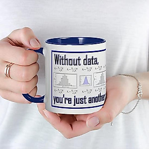 CafePress Without Data. Mug Ceramic Coffee Mug, Tea Cup 11 oz