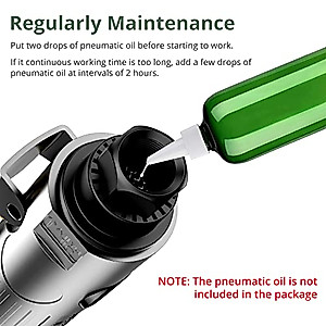 EYPINS Compressed Air Angle Die Grinder 1/4" 90 Degree Mini Sander Grinder Polisher Tool Set with Grinding Stones and Sanding Discs for Contour Grinding, Polishing, Milling