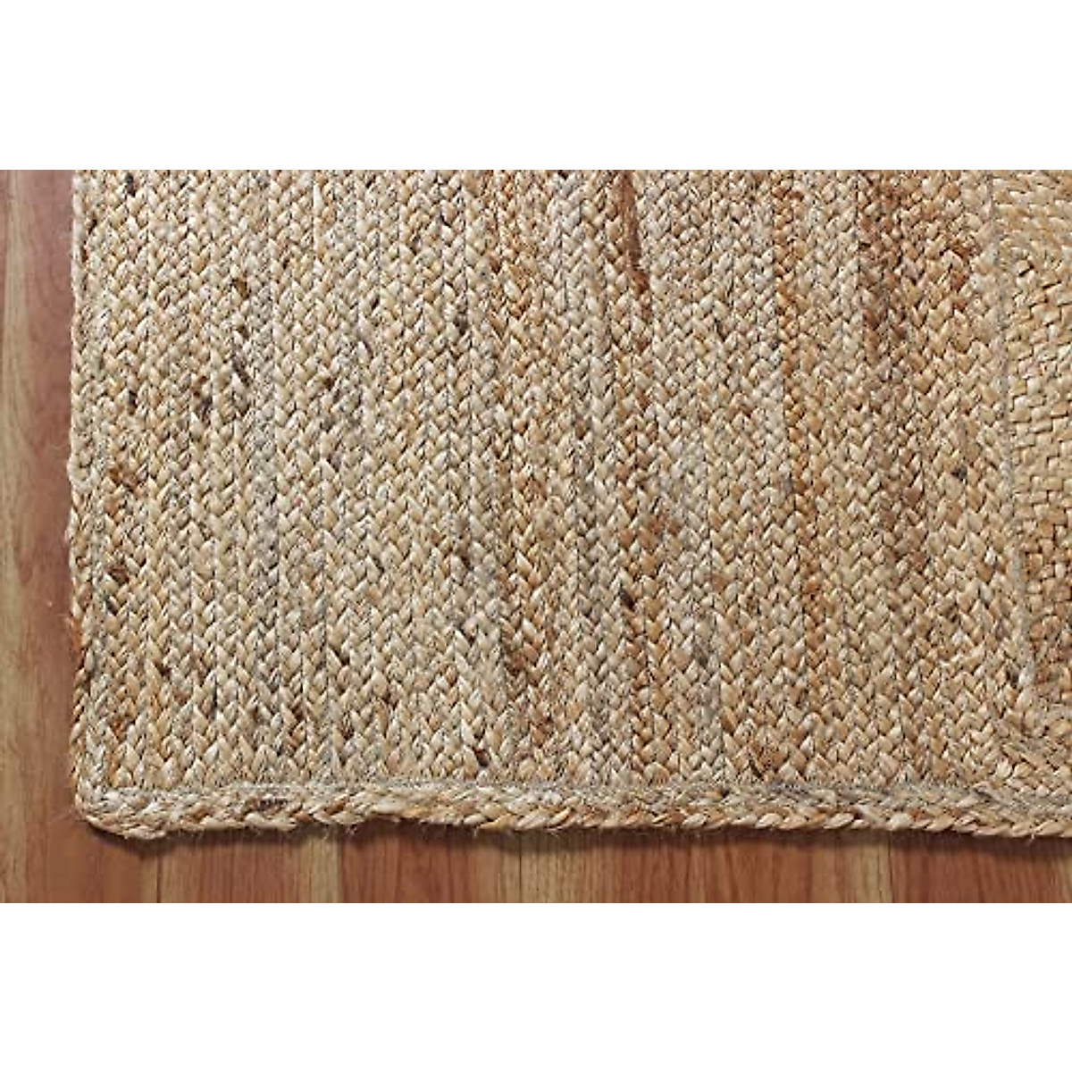 CASAVANI Living Room Jute Rug Indian Handmade Jute Rug Outdoor Doormats Woven Rug Kitchen Natural Jute Rugs for Farmhouse Bathroom Bedroom Doormat