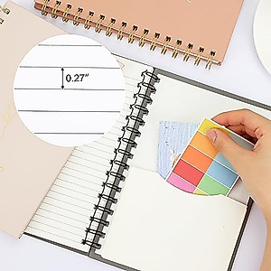 EOOUT 3 Pack Aesthetic Spiral Notebook Journals for Women, 5.7 x 8.3 Inches Cute College Ruled Notebook, 160 Pages, Back Pocket, Office School Supplies Gifts