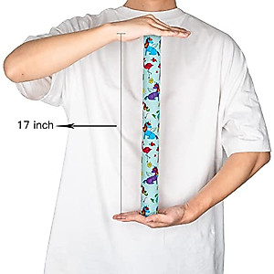 MAYPLUSS Reversible Wrapping Paper Roll - Mini Roll - 17 Inch X 32.8 Feet - Birthday Design (47.3 sq.ft.ttl)