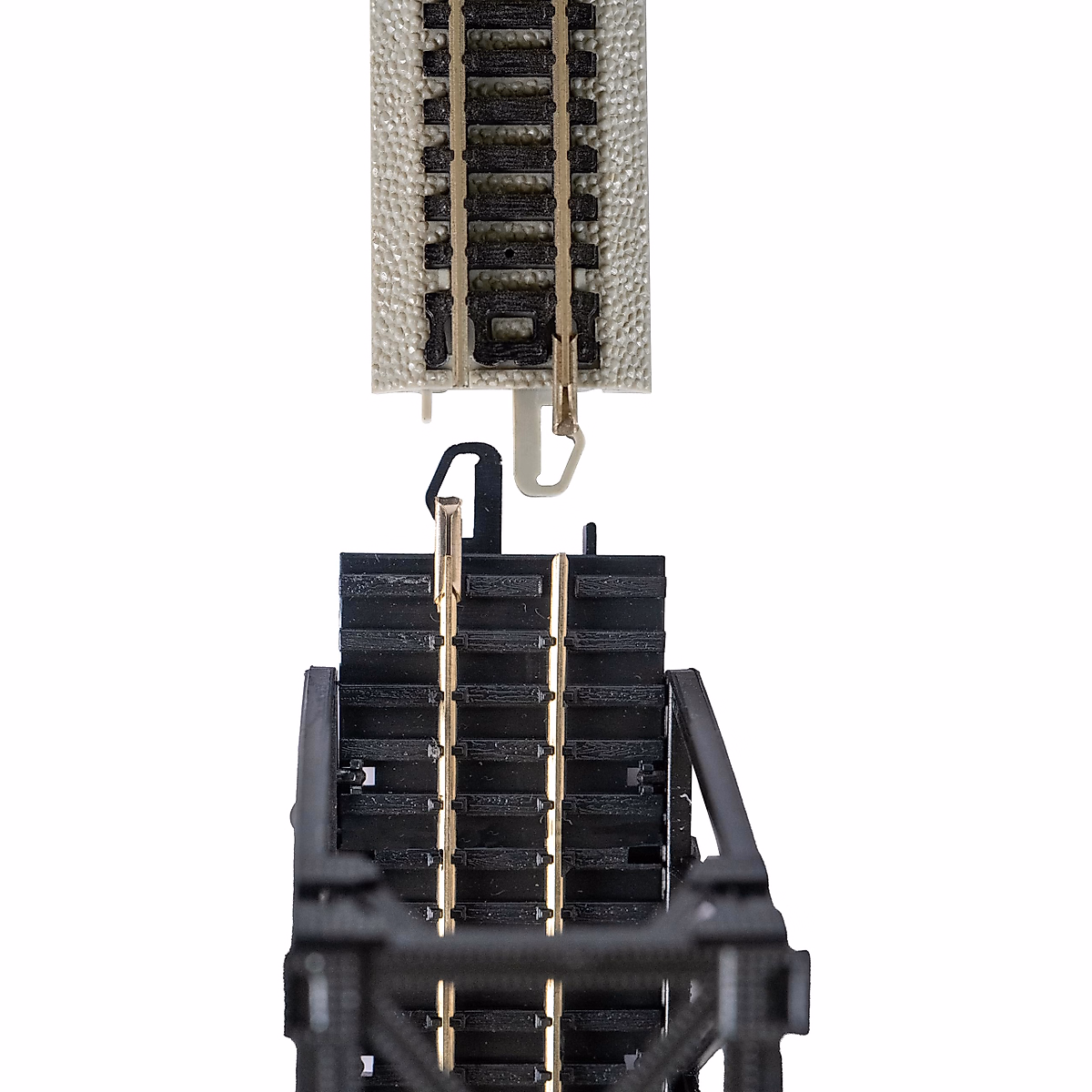 Bachmann Trains - E-Z Track Blinking Bridge - N Scale (44873), Black Small