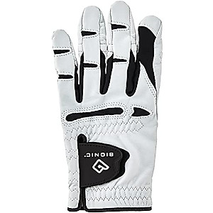 Bionic StableGrip with Natural Fit Golf Glove - White (Medium/Large, Left)