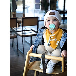 Denver James Bandana Feeding Drool Baby Bib I Soft Organic Cotton I Fleece Back