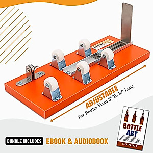 Home Pro Shop Premium Glass Bottle Cutter Kit - DIY Glass Cutter for Bottles - Beer & Wine Bottle Cutter Tool with Safety Gloves & Accessories