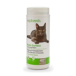 So Phresh Litter Box Wipes 40 Count