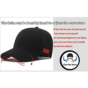 MUNULA Oversize Baseball Cap XXL Big Head Hats for Men Large Embroidery Hats Dad Hat Adjustable 23.6"-26.8" (White)