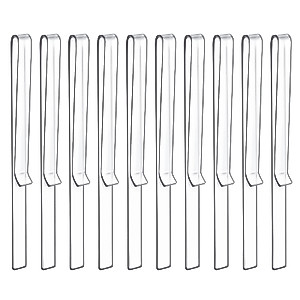 SAVITA 10 Pcs Music Stand Clips, Clear Acrylic Music Holder Clip Book Page Clip for Wind for Musician Composer Outdoor Gig Rehearsal Easy Reading
