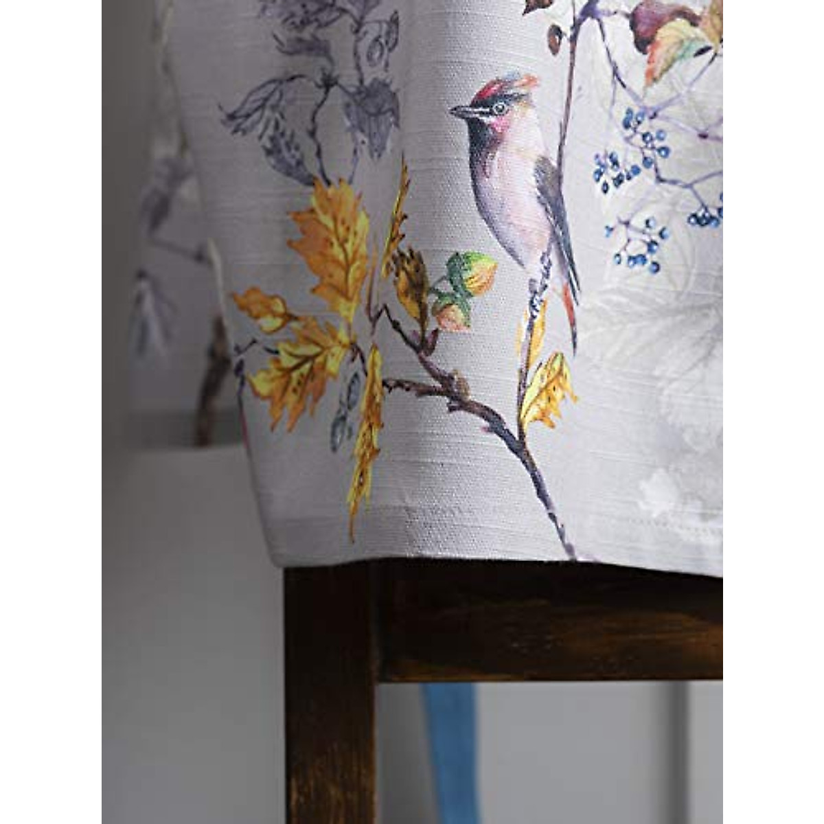 Maison d' Hermine Apron 100% Cotton 1 Piece Adjustable Neck Strap Apron with Center Pocket & Long Ties for Mothers Day Gifts, Chef, Women & Men, Equinoxe (Grey) - Thanksgiving/Christmas(27.50"x31.50")