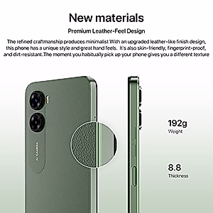 UMIDIGI Unlocked Smartphones G3, Android 13 Unlocked Smartphone, Dual Sim 4G LTE Mobile Phone, 4/64GB(1TBG Expandable), 6.52" HD+ Night Mode，5150mAh, GSM Unlocked Cell Phone