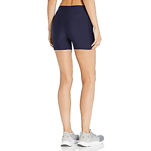 Under Armour Women's Team Shorty 4 , Midnight Navy (410)/White , Large