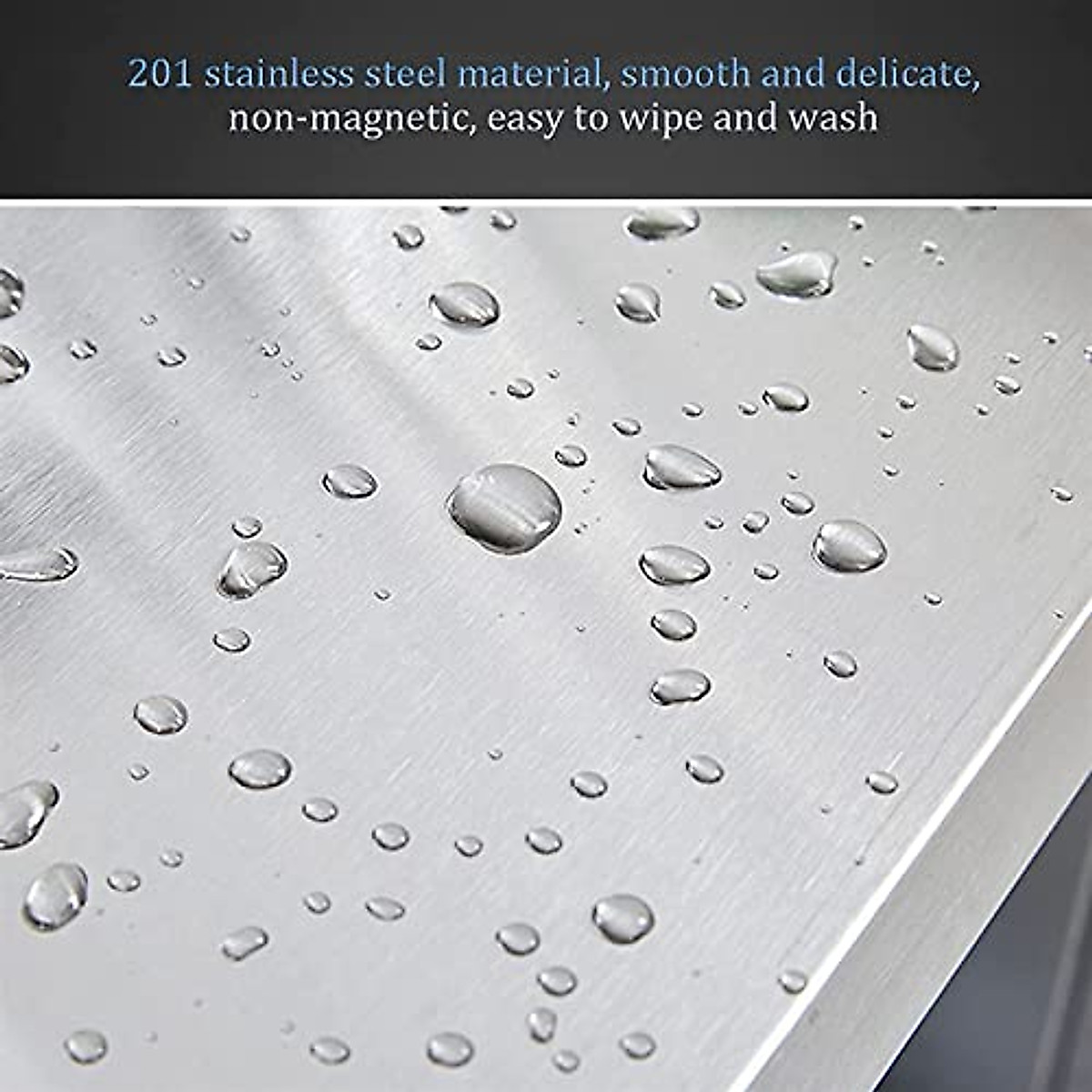 Business Hotel Kitchen Work Catering Table, Kitchen Work Table Stainless Steel Kitchen Prep Food Commercial Grade Metal Scratch Resistent Workbench with Adjustable Table Toot Rack (Size : 80x40x80cm