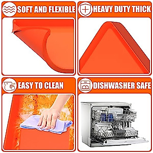 Silicone Griddle Mat Cover for Blackstone - 22 Inch True All-Encompassing Coverage Heavy Duty Food Grade Grill Buddy Mat, All Season Cooking Surface Protective Cover