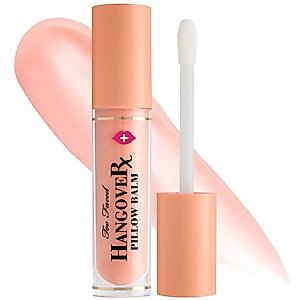 Too Faced Hangover Pillow Balm Ultra-Hydrating Lip Balm | Hyaluronic Acid + Moisturizing, 0.2 Fl Oz, Mango Kiss