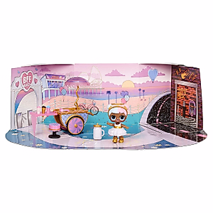L.O.L. Surprise! LOL Surprise Furniture Sweet Boardwalk with Sugar Doll and 10+ Surprises, Doll Candy Cart Furniture Set, Accessories