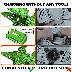 HScopter 4WD Gesture RC Cars and 2WD Remote Control Dinosaur, 2.4 G Remote Control Car Twist Offroad Craweler RC Boats Pool Toys Gift Prensent for Boy Girl Birthday Chirstams Party Xmas