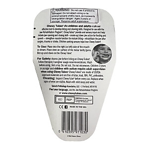 Chewy Tubes, 2 Pack - Red Super Chews - Pediatric and Adult Sensory Treatment Tool