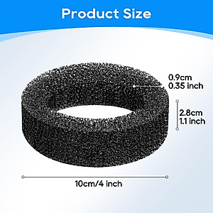 8 Pack Foam Filters for Cat Water Fountain, Pet Fountain Filter Pet Water Round Filter Foam for Cat Drink Fountain 84oz/2.5L & 108oz/3.2L Pet Fountain Automatic Drinking Water Dispenser