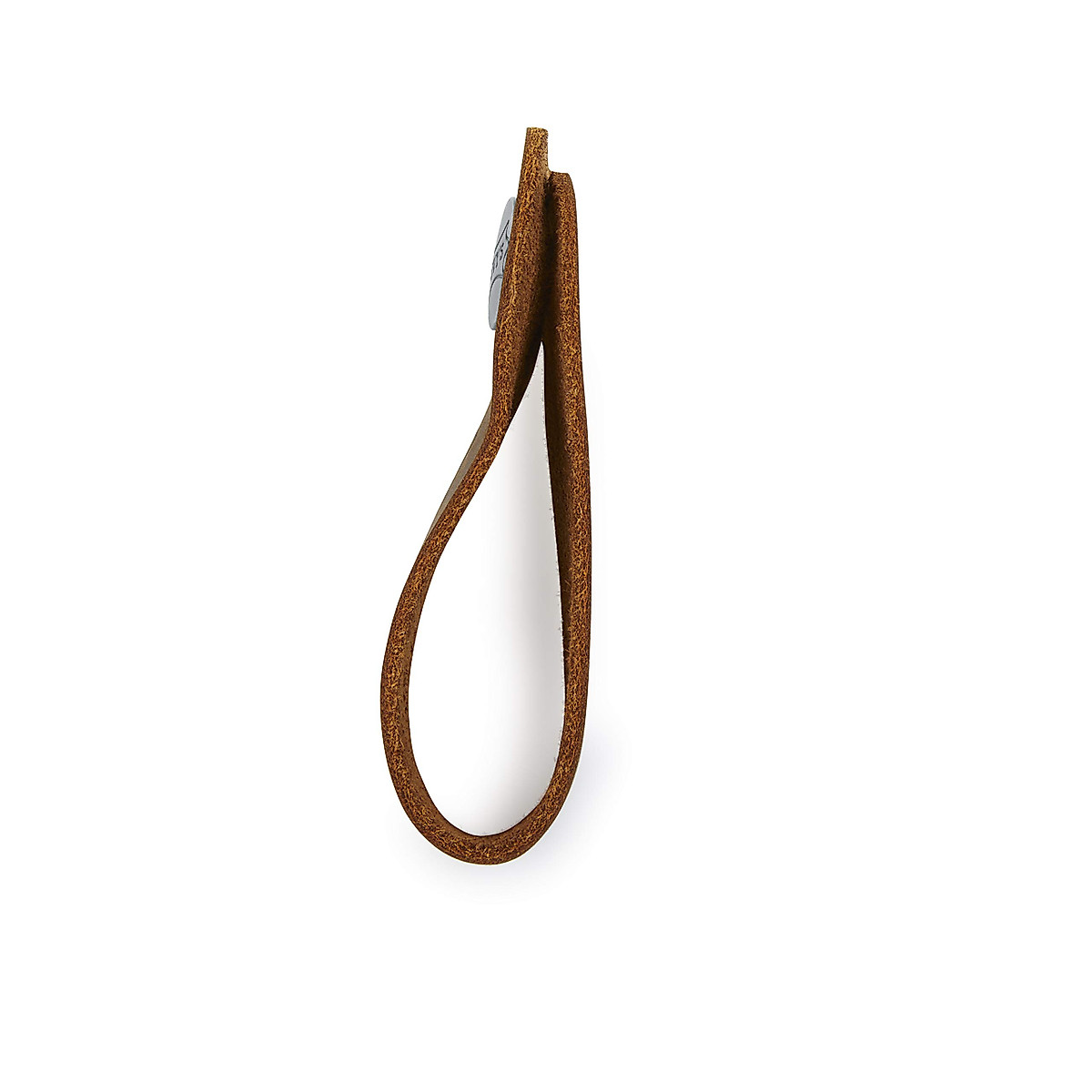 Levy's Leathers Headstock Strap Adapter for Acoustic Guitars; Brown Leather (MM18CH-BRN)