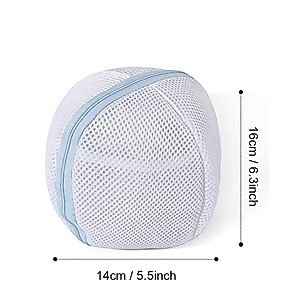 Bra Wash Bags, iDeep 3Pcs Thicken Mesh Lingerie Bra Washing Bag with Zipper for Washing Machine,Bra Laundry Bag for Bras Lingerie, Laundry,Stocking,Underwear and Delicates
