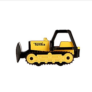 Tonka - Metal Movers Combo Pack - Mighty Dump Truck & Bulldozer, Brown