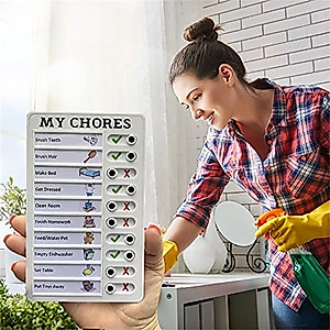 Wociaosmd Board Do Notepad Check Camping(My Daily Chores) Memo Desk List To For Home Tools