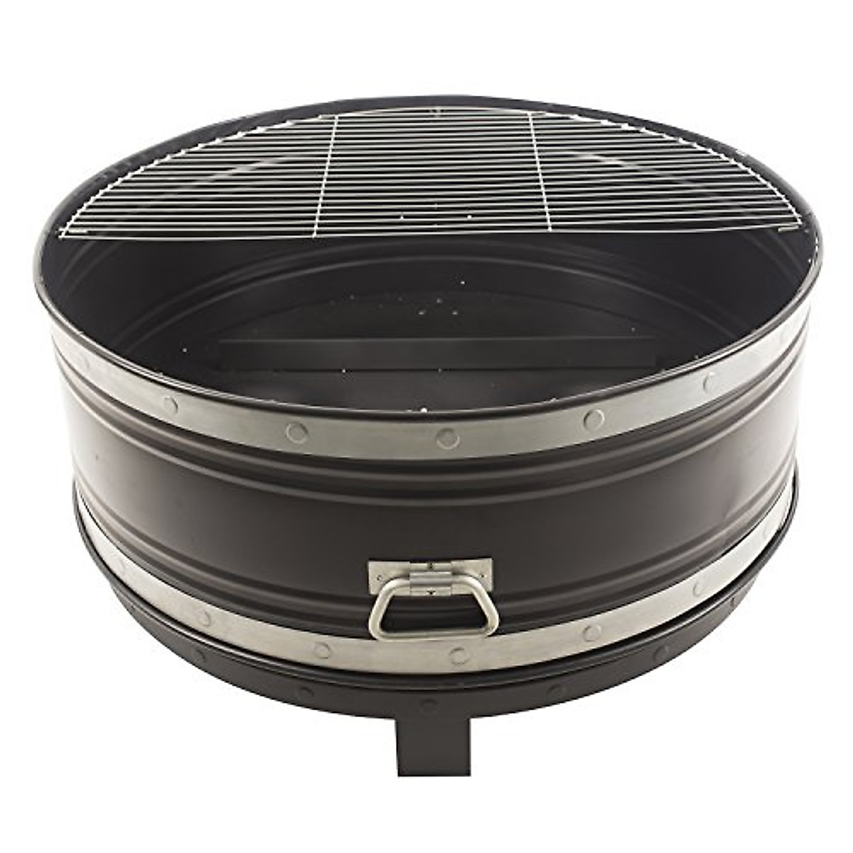 Pleasant Hearth OFW651R Colossal Fire Pit, Black