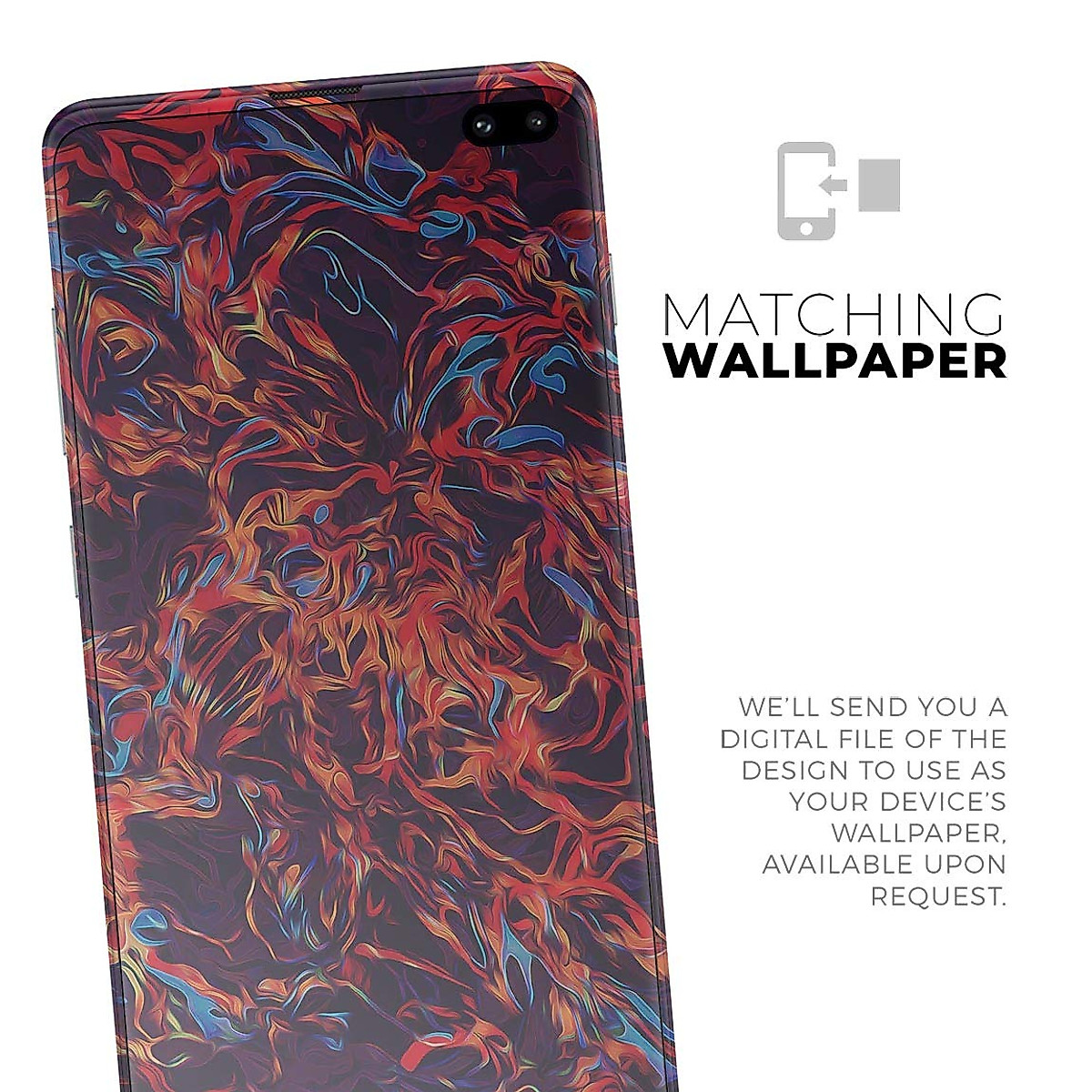 DesignSkinz Liquid Abstract Paint Remix V27 Protective Vinyl Decal Wrap Skin Cover Compatible with The Samsung Galaxy S20 (Screen Trim & Back Glass Skin)